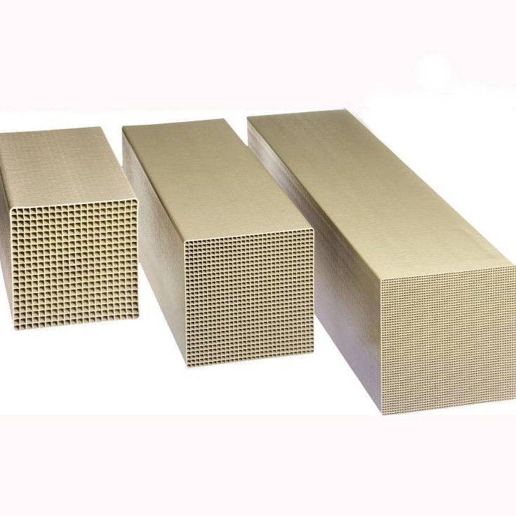 100 Or 200 Cell Cordierite Honeycomb Ceramic Catalyst Substrate Carrier ...
